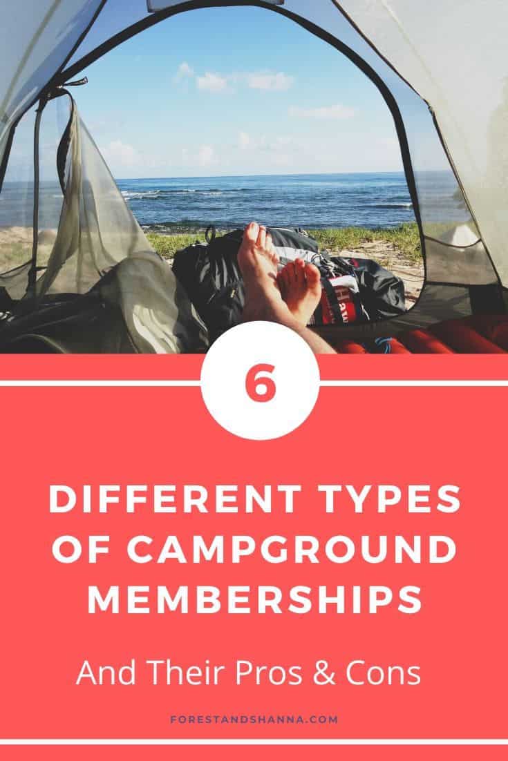 Different Types of Campground Memberships - Forest and Shanna Ventures
